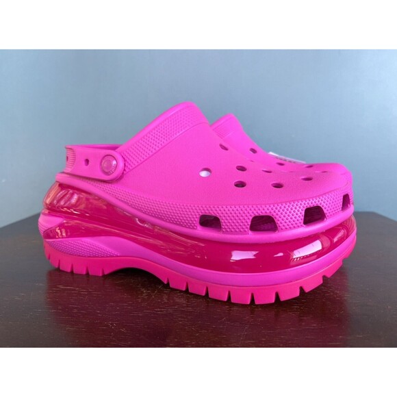 CROCS | Shoes | Crocs Classic Mega Crush Clog Juice Pink Womens Size ...